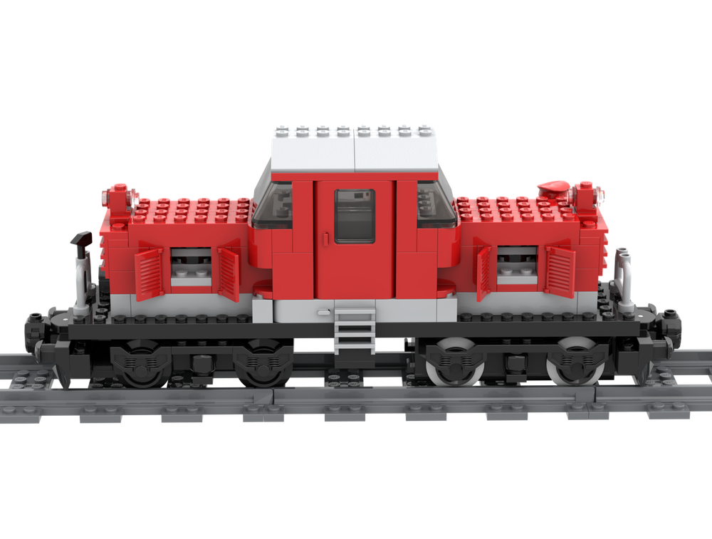 LEGO MOC RC Diesel Heavy Shunting Locomotive 7755 | Shunter Train | Lok ...