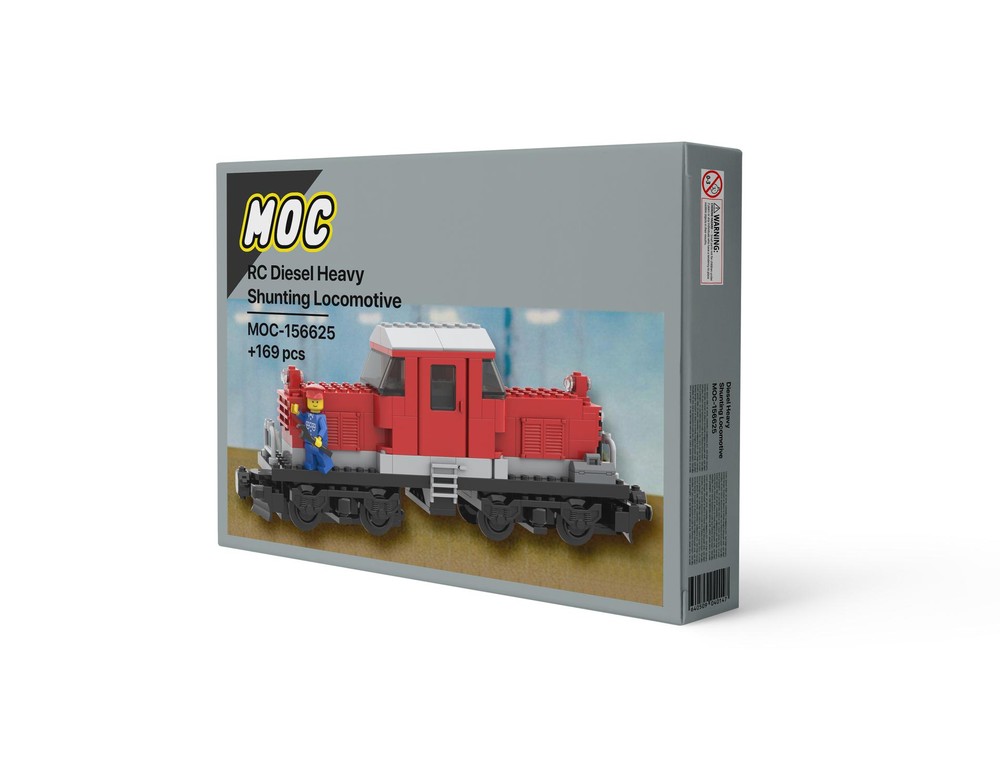 LEGO MOC RC Diesel Heavy Shunting Locomotive 7755 | Shunter Train | Lok ...