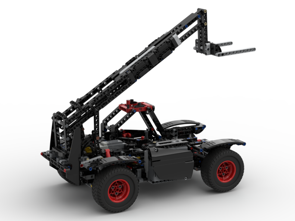LEGO MOC 42160 Telehandler by Mr.Platinum | Rebrickable - Build with LEGO