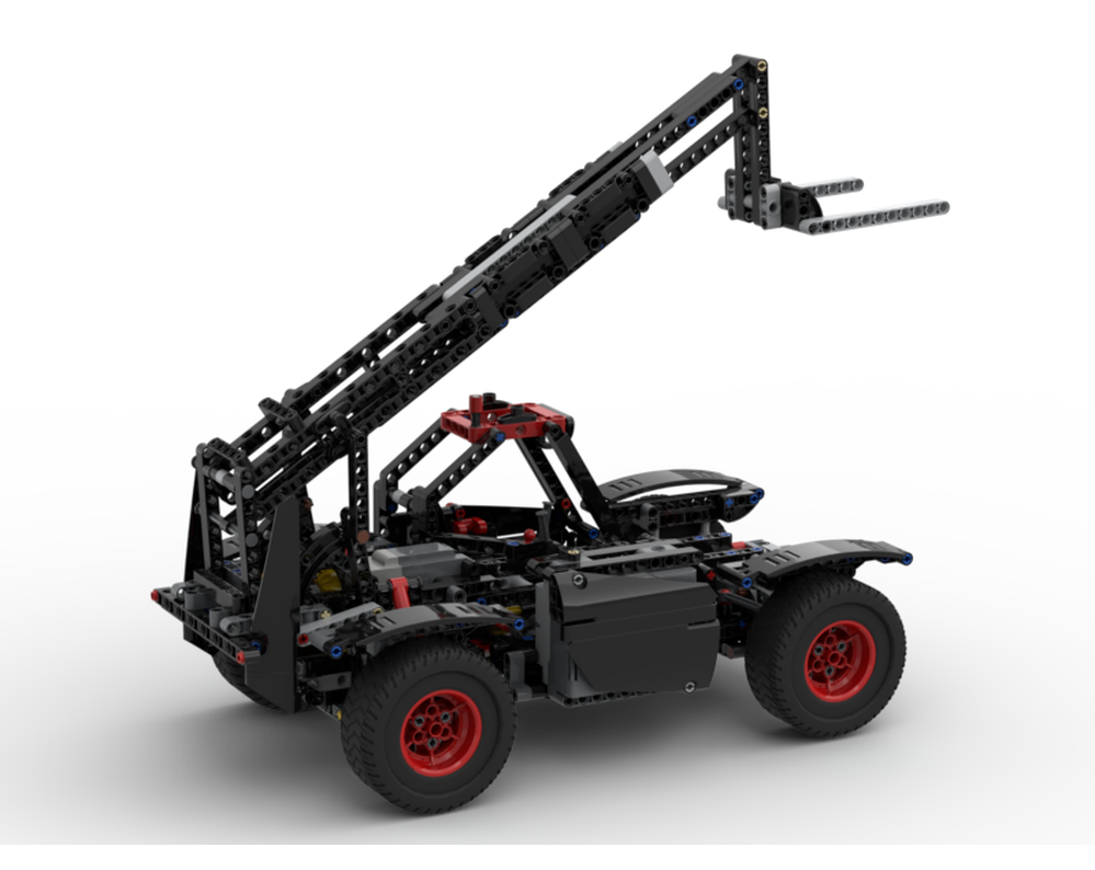 LEGO MOC 42160 Telehandler by Mr.Platinum | Rebrickable - Build with LEGO