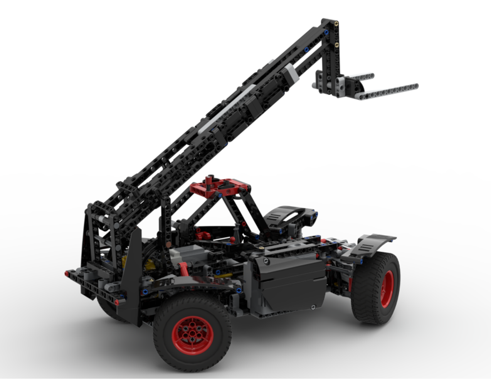 LEGO MOC 42160 Telehandler by Mr.Platinum | Rebrickable - Build with LEGO