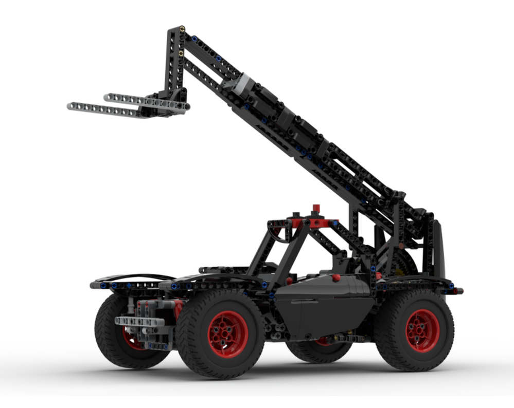 LEGO MOC 42160 Telehandler by Mr.Platinum | Rebrickable - Build with LEGO