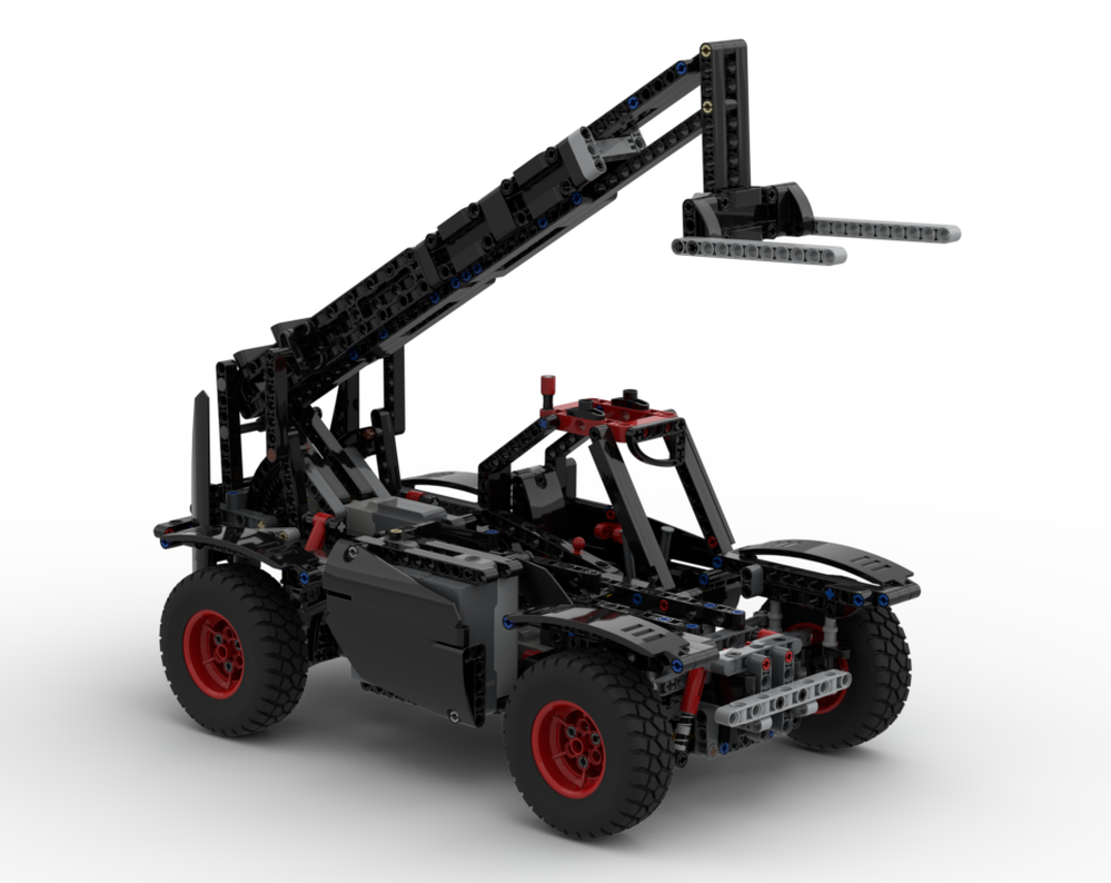LEGO MOC 42160 Telehandler by Mr.Platinum | Rebrickable - Build with LEGO
