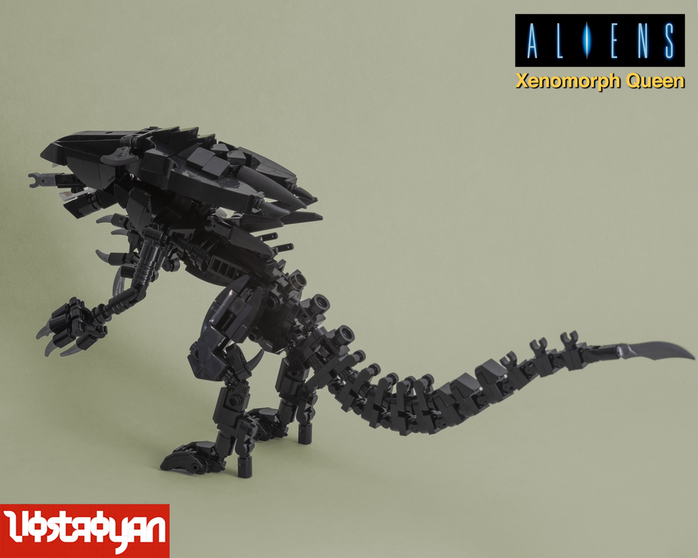 Lego Moc Aliens Xenomorph Queen By Vostroyan Rebrickable Build With Lego