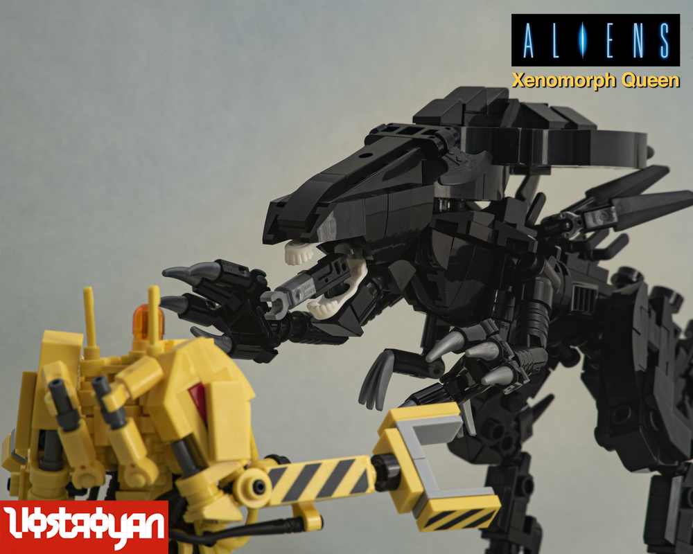 Lego Moc Aliens Xenomorph Queen By Vostroyan Rebrickable Build With Lego