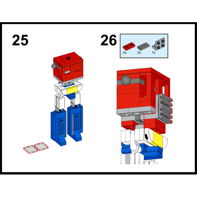 LEGO MOC G1 Optimus Prime by SandWard | Rebrickable - Build with LEGO