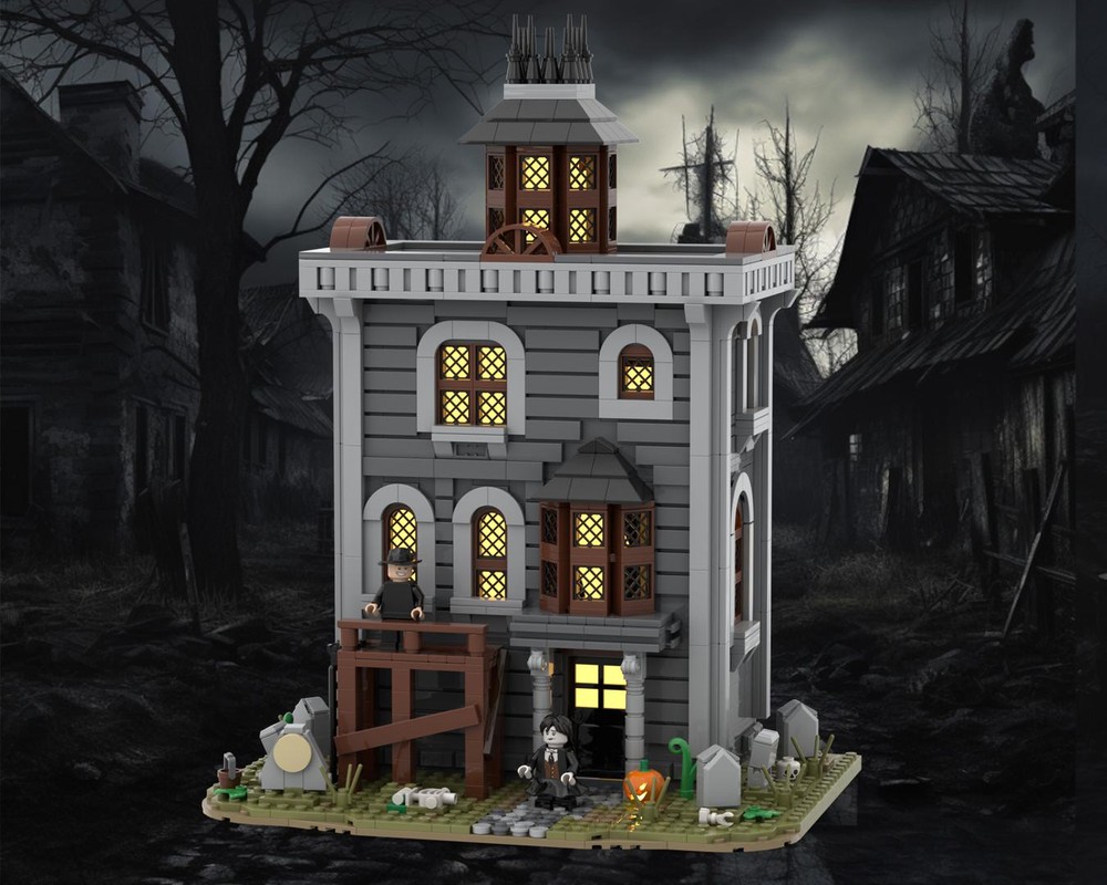 LEGO MOC Fester's House Addams Family Wednesday by Bullbrick_store ...