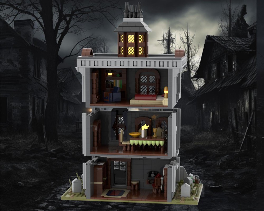 LEGO MOC Fester's House Addams Family Wednesday by Bullbrick_store ...