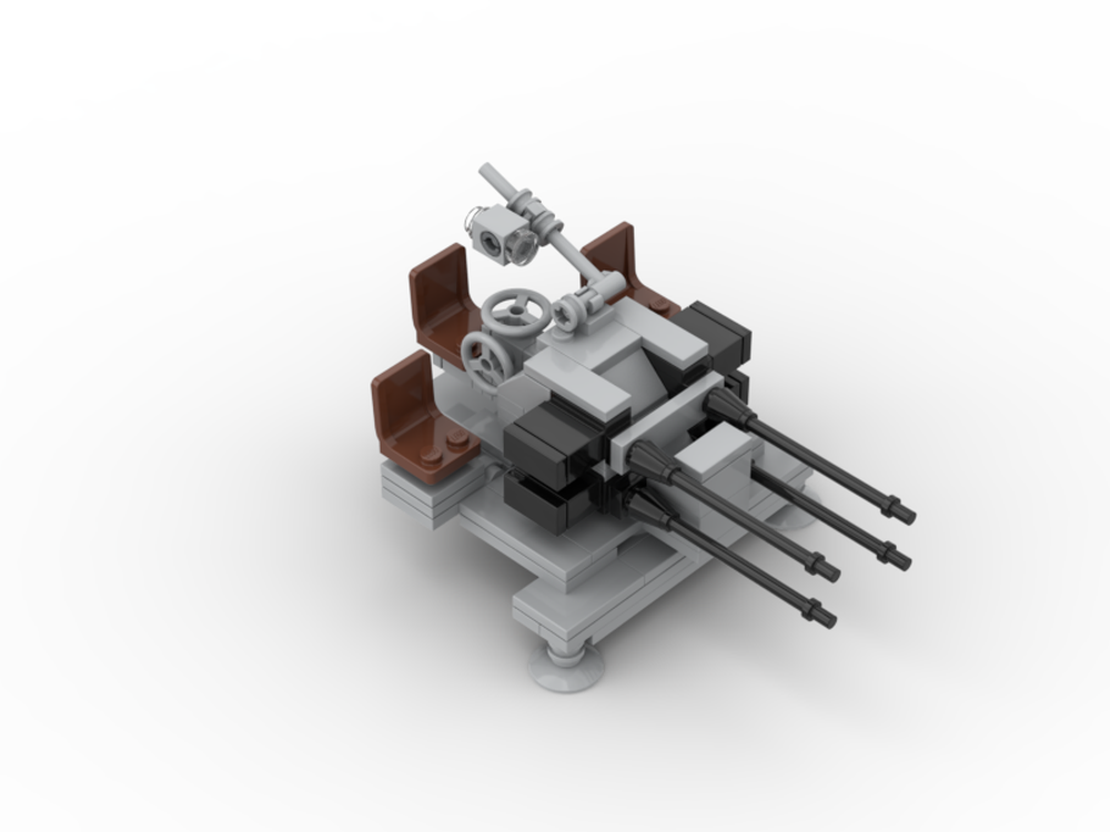 Lego Moc German Ww2 Flakvierling 38 Moc By Milosch Rebrickable