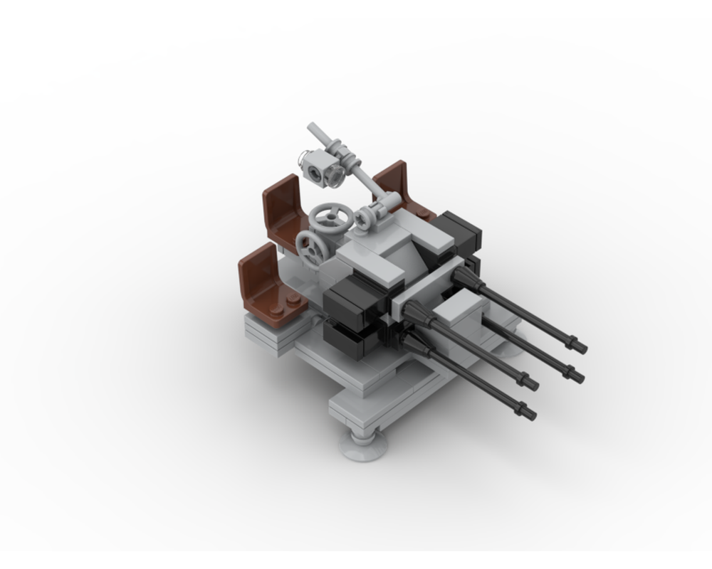 Lego Moc German Ww2 Flakvierling 38 Moc By Milosch Rebrickable