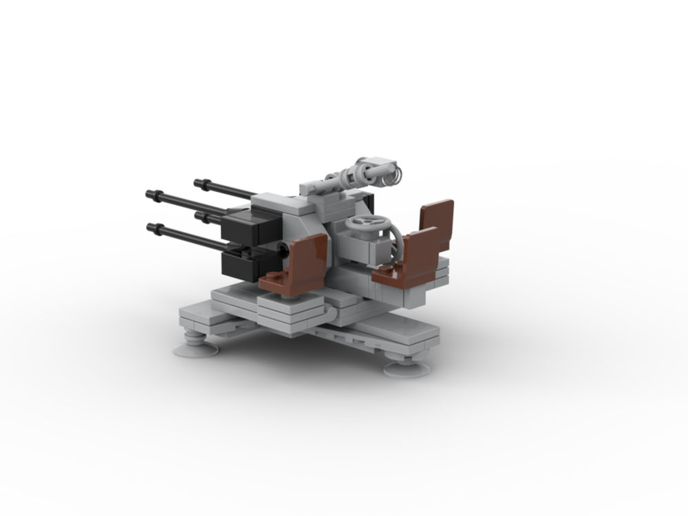 Lego Moc German Ww2 Flakvierling 38 Moc By Milosch Rebrickable