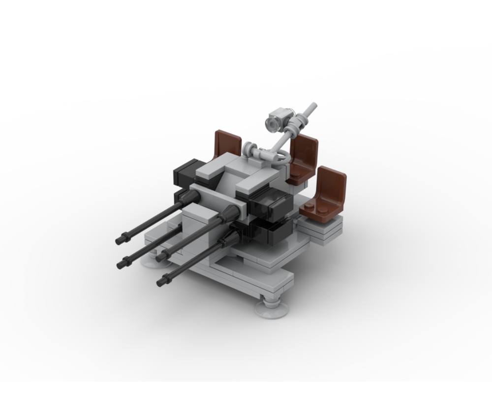 Lego Moc German Ww2 Flakvierling 38 Moc By Milosch Rebrickable