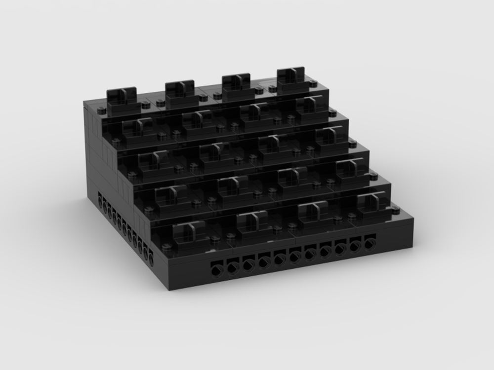 LEGO MOC Modular Minifigure display by Pianosquash487 | Rebrickable ...