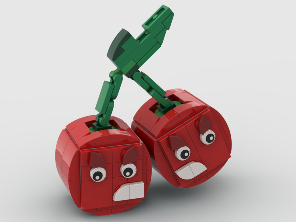 LEGO MOC PVZ 2 Cherry bomb by EXCALIBURtheONE | Rebrickable - Build ...