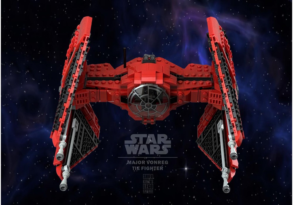 LEGO MOC Red TIE-Fighter by alwaysking | Rebrickable - Build with LEGO