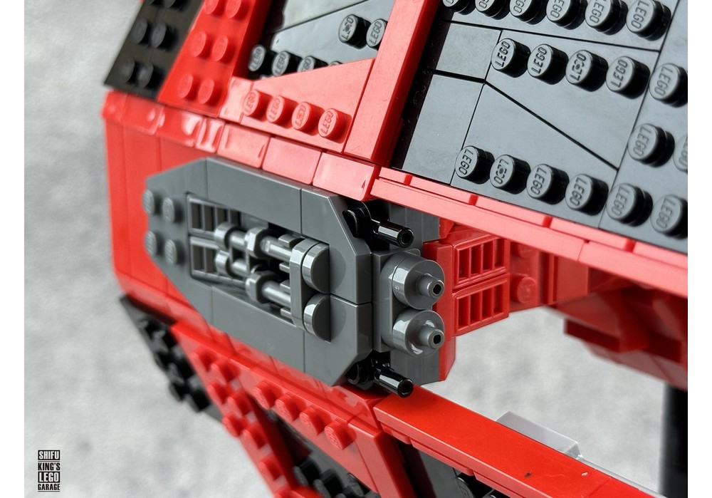 LEGO MOC Red TIE-Fighter by alwaysking | Rebrickable - Build with LEGO