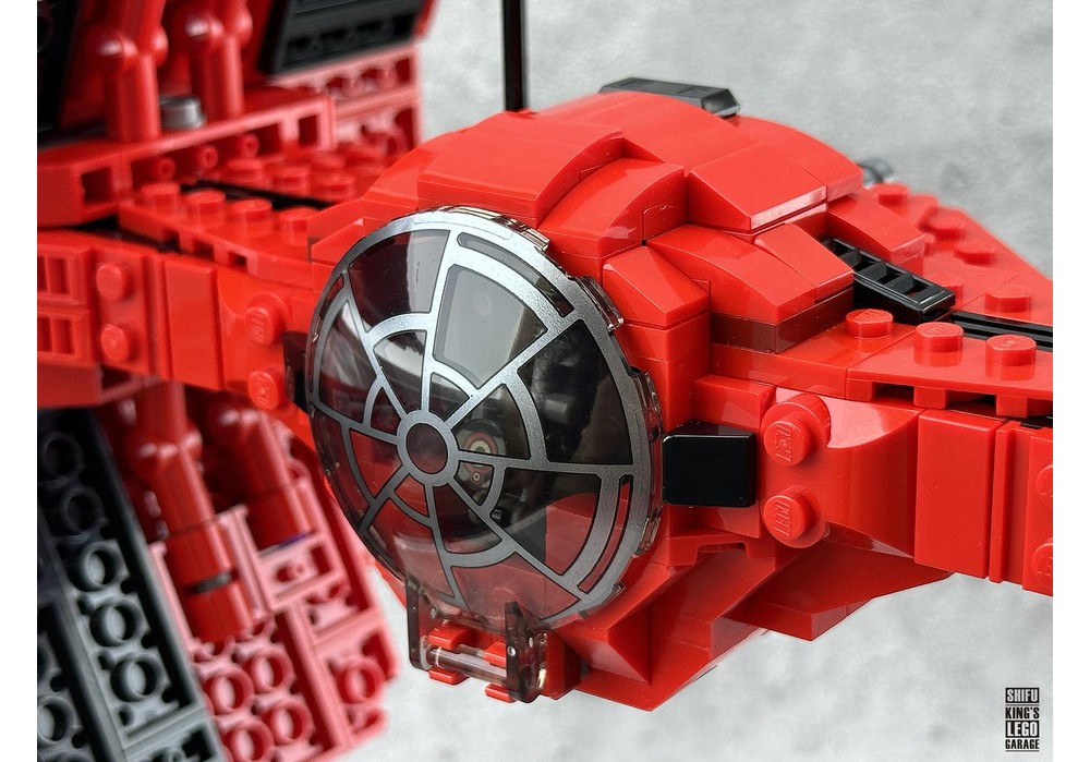 LEGO MOC Red TIE-Fighter by alwaysking | Rebrickable - Build with LEGO