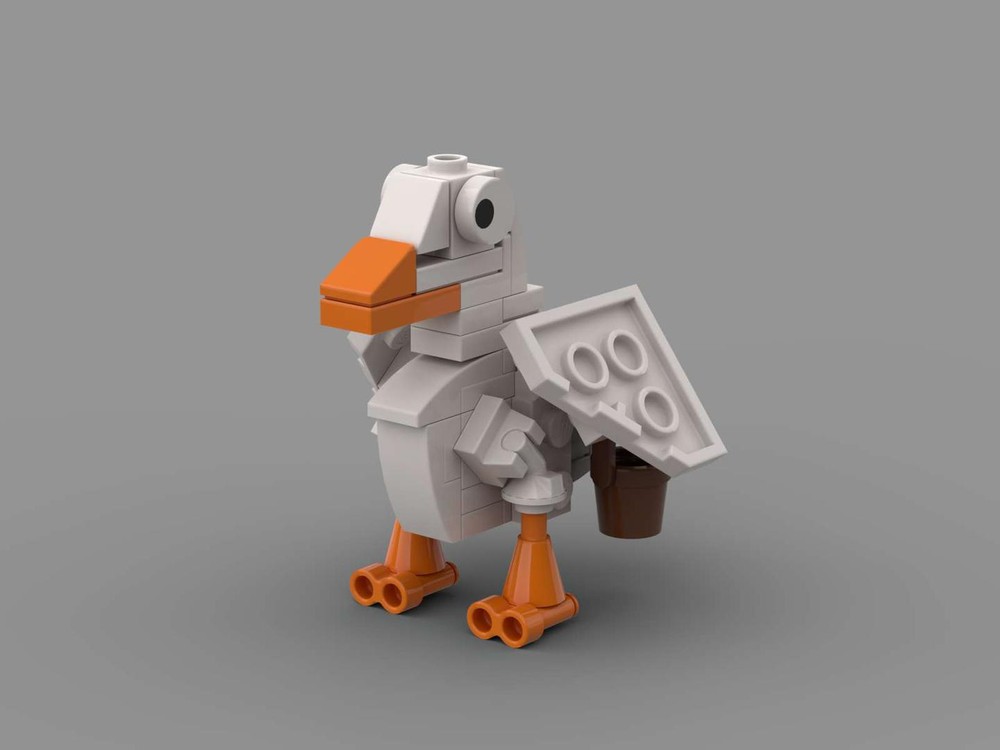 Lego Moc Goose By Ddeonghwani Rebrickable Build With Lego