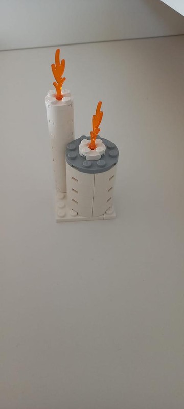 LEGO MOC Small Candles by FloMoc | Rebrickable - Build with LEGO