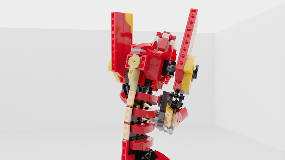 Lego Moc Neon Genesis Evangelion Eva 02 By Marco666 Rebrickable