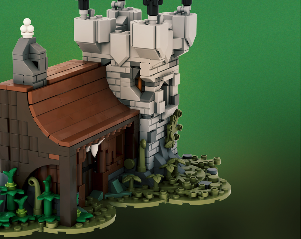 LEGO MOC Castle Watchtower Outpost by brick98989 | Rebrickable - Build ...