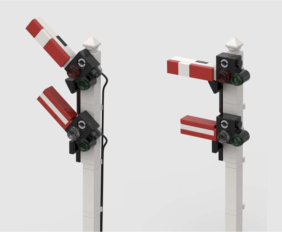 LEGO MOC British Rail Semaphore Shunt Signals by JG Locomotive Works ...