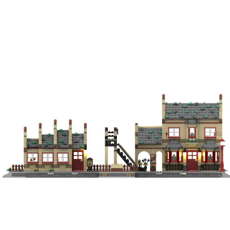 LEGO MOC Hogsmeade Station Massive Extension by JD Bricks | Rebrickable - Build with LEGO