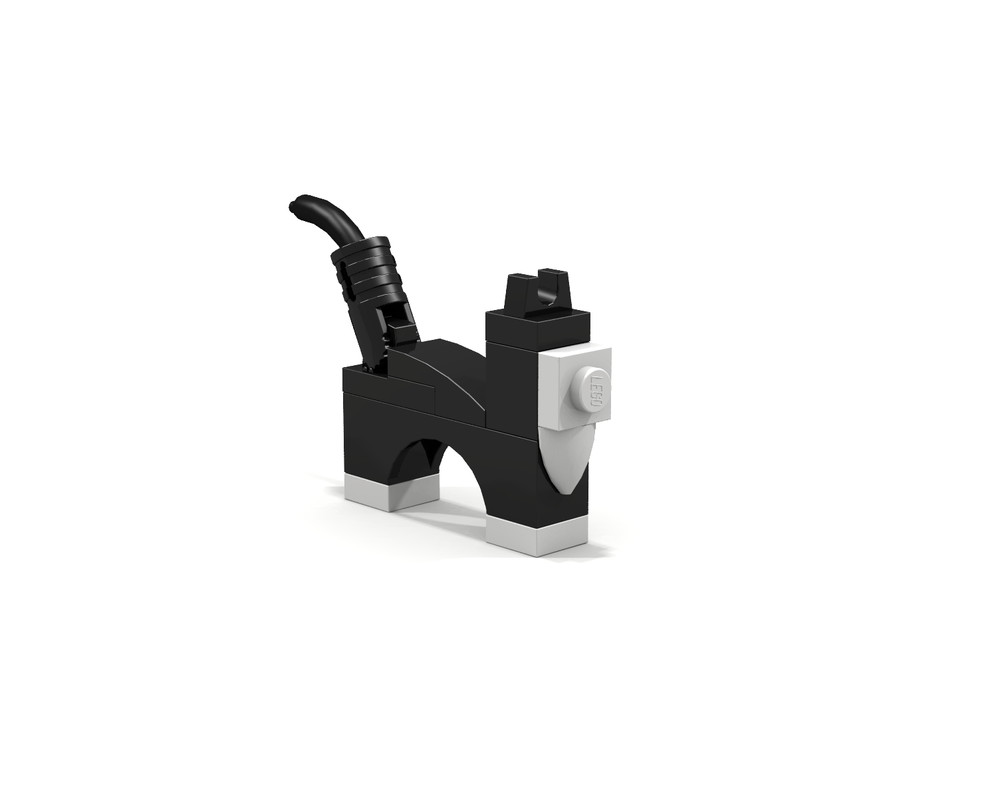 LEGO MOC Tuxedo Cat by snugglepanda | Rebrickable - Build with LEGO