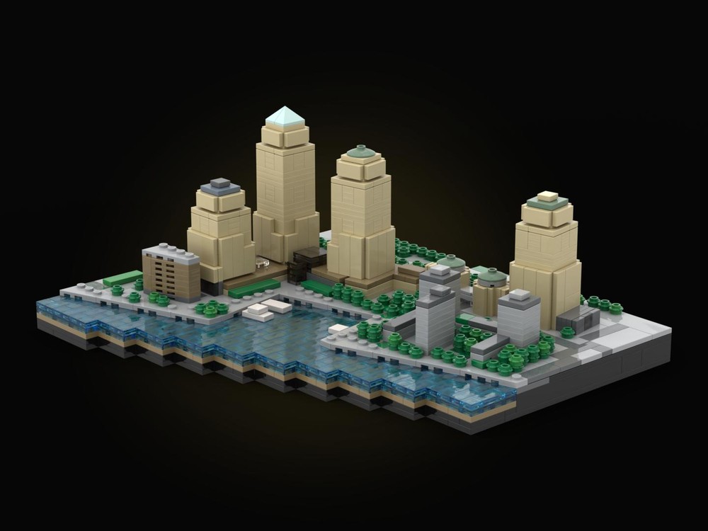 LEGO MOC World Financial Center - NYC by Taters | Rebrickable - Build ...