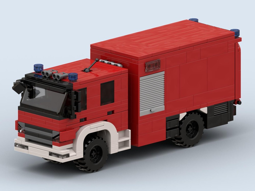 LEGO MOC German Fire Logistics Truck by mausbricks | Rebrickable ...