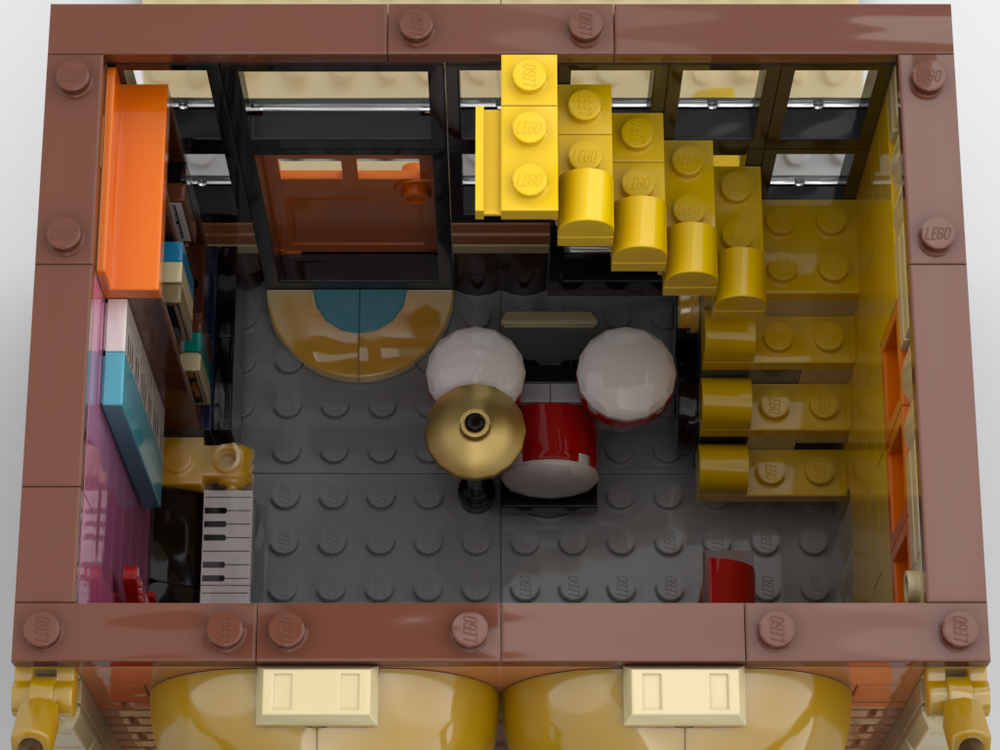 Lego Moc Vinyl Store Modification Of Set 31141 By Brick Artisan