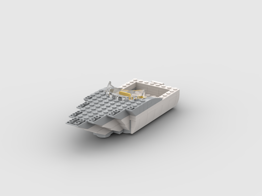 LEGO MOC White Motor-Boat by Brick North | Rebrickable - Build with LEGO