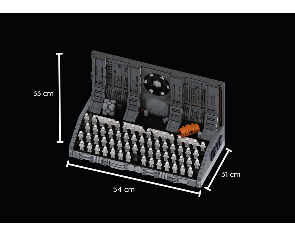 Lego Moc Galactic Empire Minifigures Display Stand By Freddiebricks