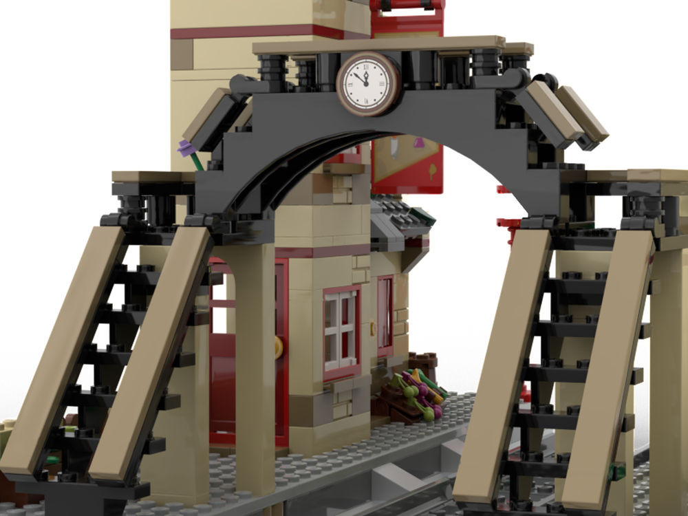 LEGO MOC Hogsmeade Station Extension - Bridge by JD Bricks | Rebrickable - Build with LEGO