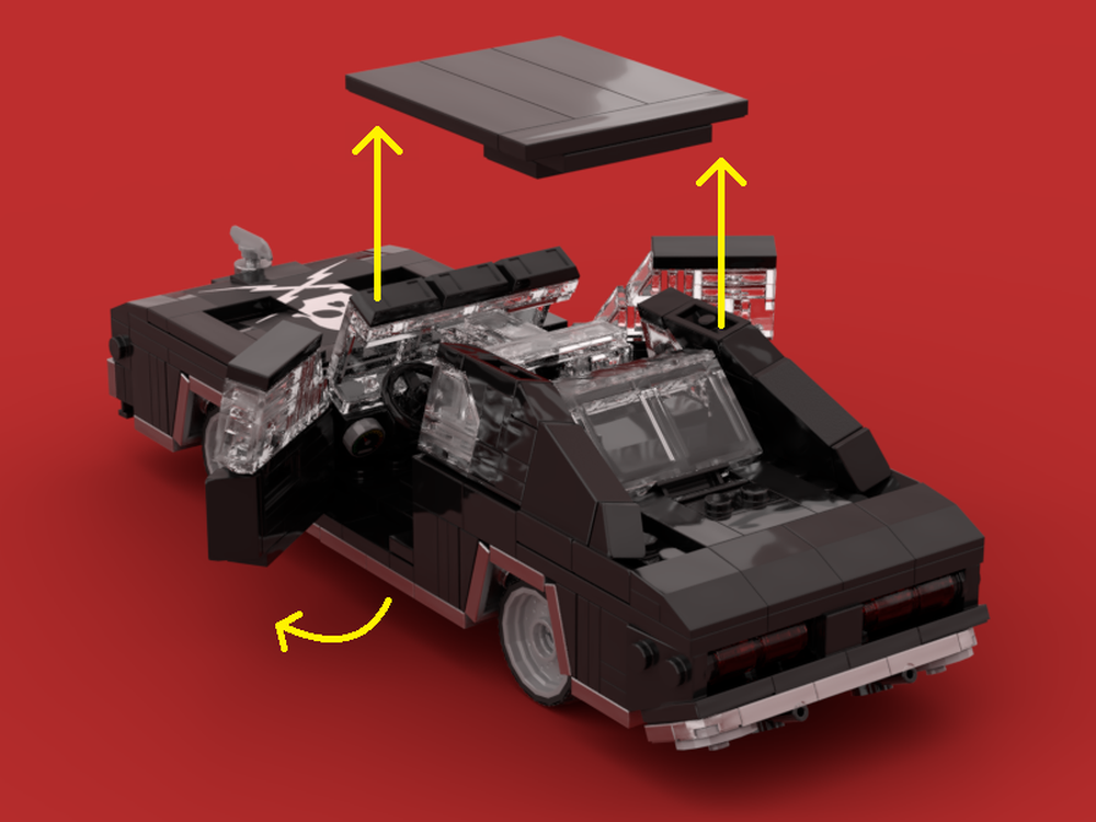 LEGO MOC Death Proof Car by MOC Maker | Rebrickable - Build with LEGO