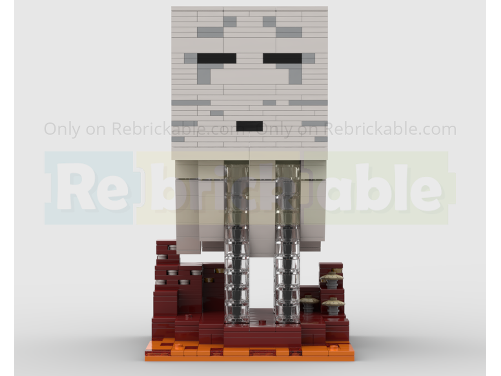 LEGO MOC-156858 Displayable Ghast by mattysbrix | Rebrickable - Build ...