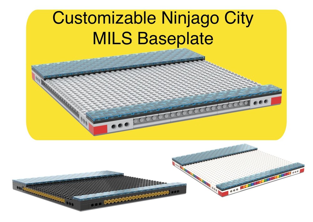 LEGO MOC Ninjago City MILS Baseplate with Customizable Border by ...