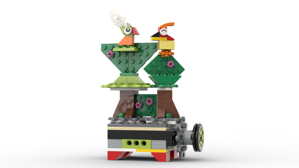 LEGO MOC 11019 Rotating birds by Lenarex | Rebrickable - Build with LEGO