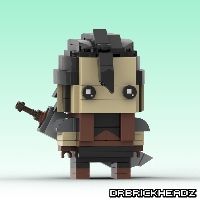 LEGO MOC Zack Fair (FFVII: RE) Brickheadz by DrBrickheadz | Rebrickable ...