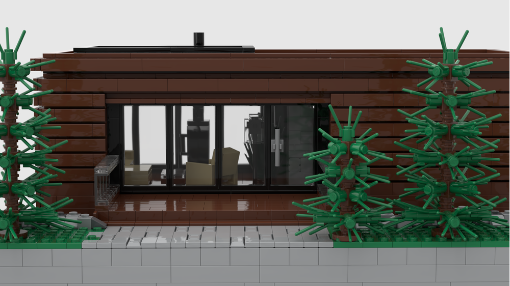 LEGO MOC MODERN HILLSIDE HOUSE - MINIFIGURE SCALE by design_studio_rene ...