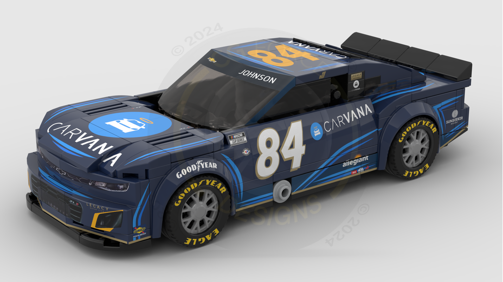 Lego Moc Nascar 2023 Lmc Johnson By Cgforcedesigns Rebrickable