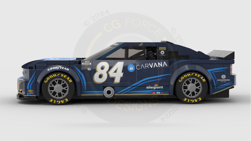 LEGO MOC Nascar 2023 LMC Johnson by CGForceDesigns | Rebrickable ...
