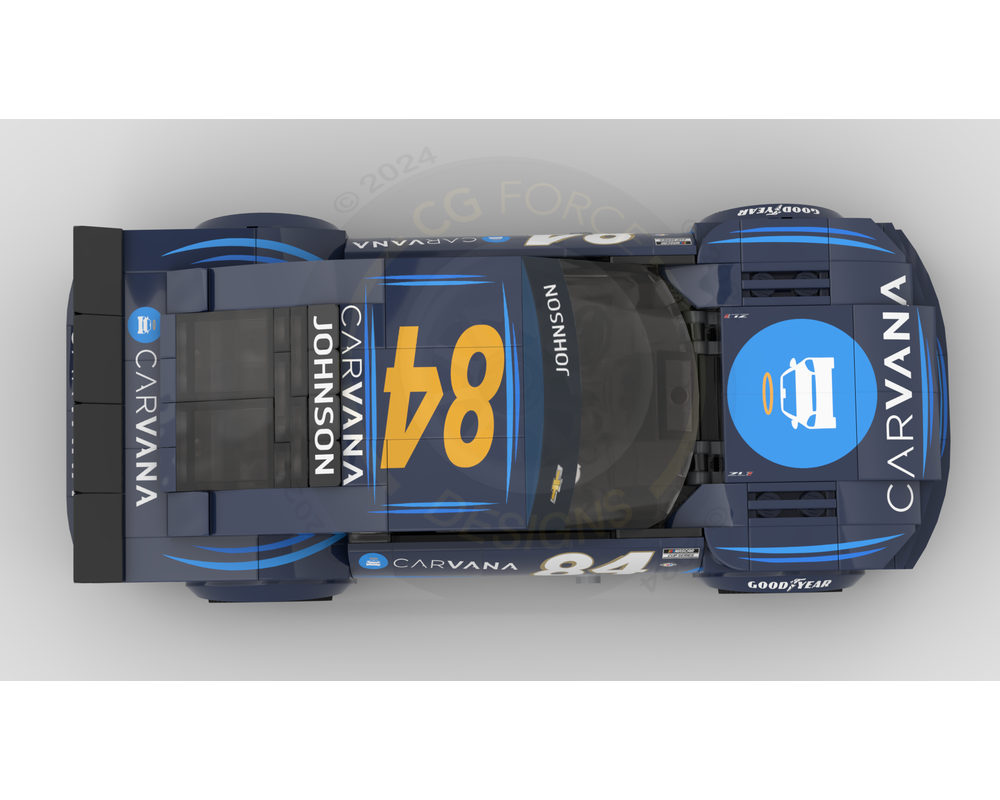 Lego Moc Nascar 2023 Lmc Johnson By Cgforcedesigns Rebrickable
