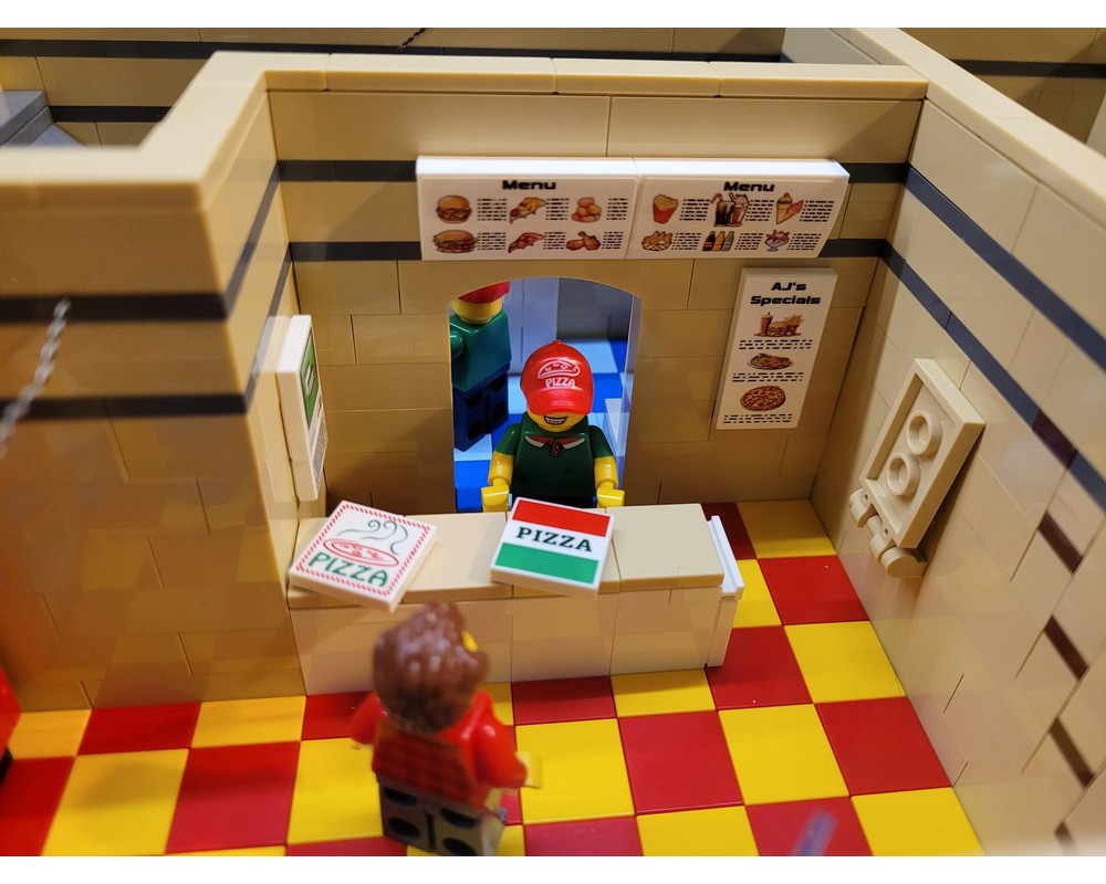 LEGO MOC Modular Takeaway and Apartments by Mandy Nicholls ...