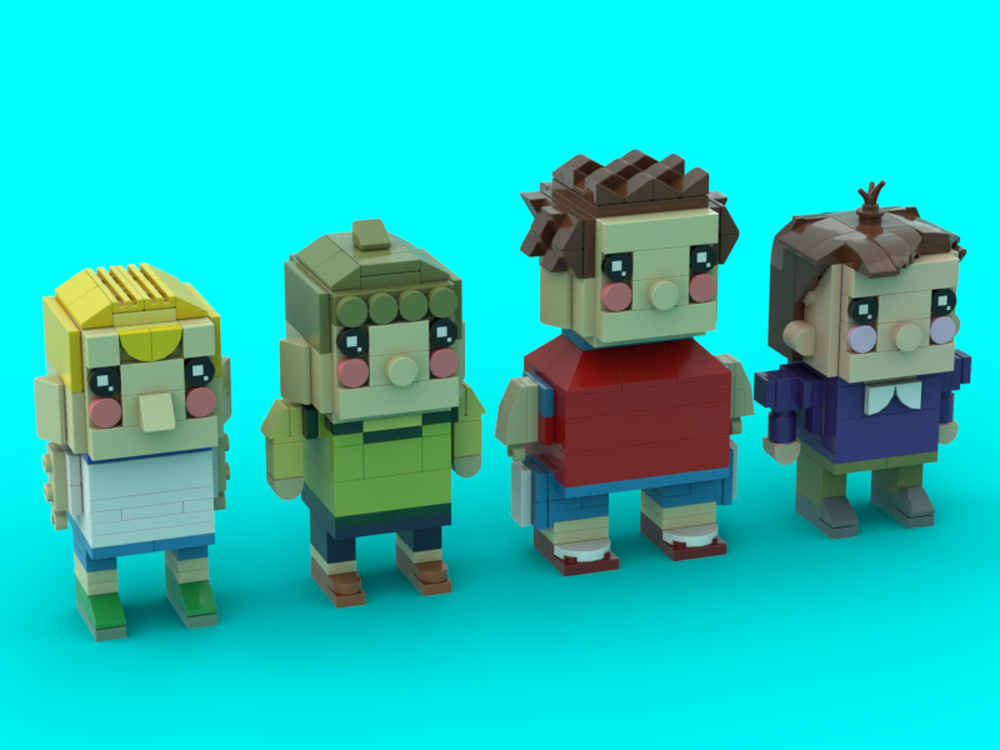 LEGO MOC Horrid Henry Brickheadz Set 4 by Pikminfan67 | Rebrickable - Build with LEGO