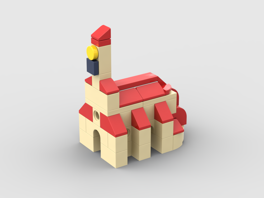 LEGO MOC Small Church by Lego Works | Rebrickable - Build with LEGO