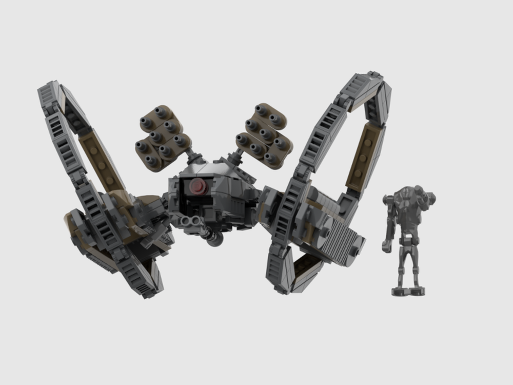 LEGO MOC Hailfire Droid by the_mandalegorian | Rebrickable - Build with ...