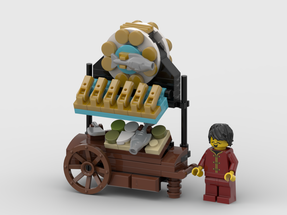 LEGO MOC Sushi Cart by gabizon | Rebrickable - Build with LEGO