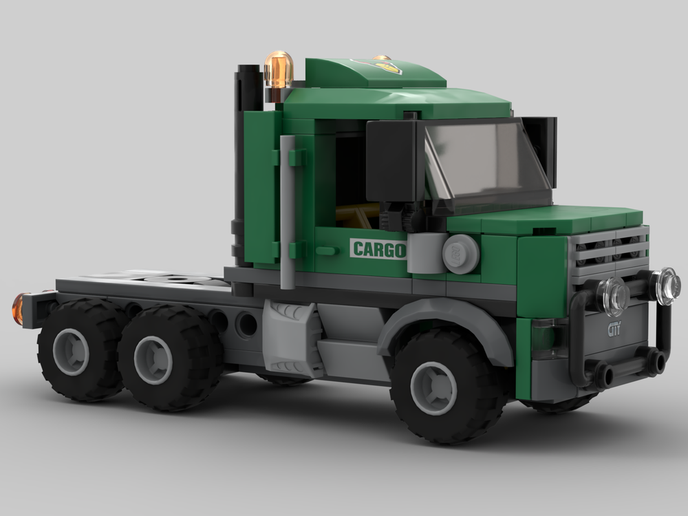 LEGO MOC-156936 Cargo Truck & Lowboy Trailer by HaulingBricks ...