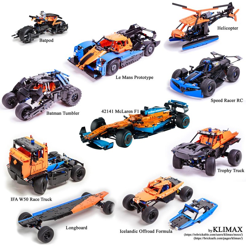 LEGO MOC All in One pack of 42141 c-models by klimax | Rebrickable ...